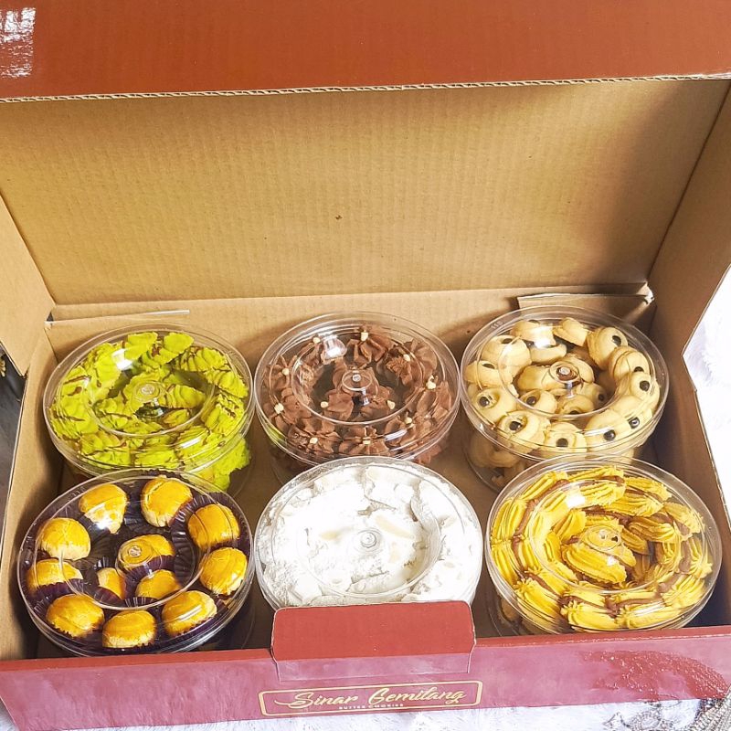 Jual Cookies Paket Merah Reguler Isi 6 Toples (Baca Deskripsi) | Shopee ...