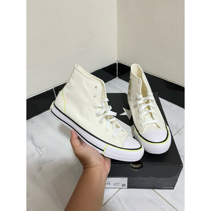 Jual Sepatu Converse putih tulang high ukuran 37 sale 75% (A07592C ...