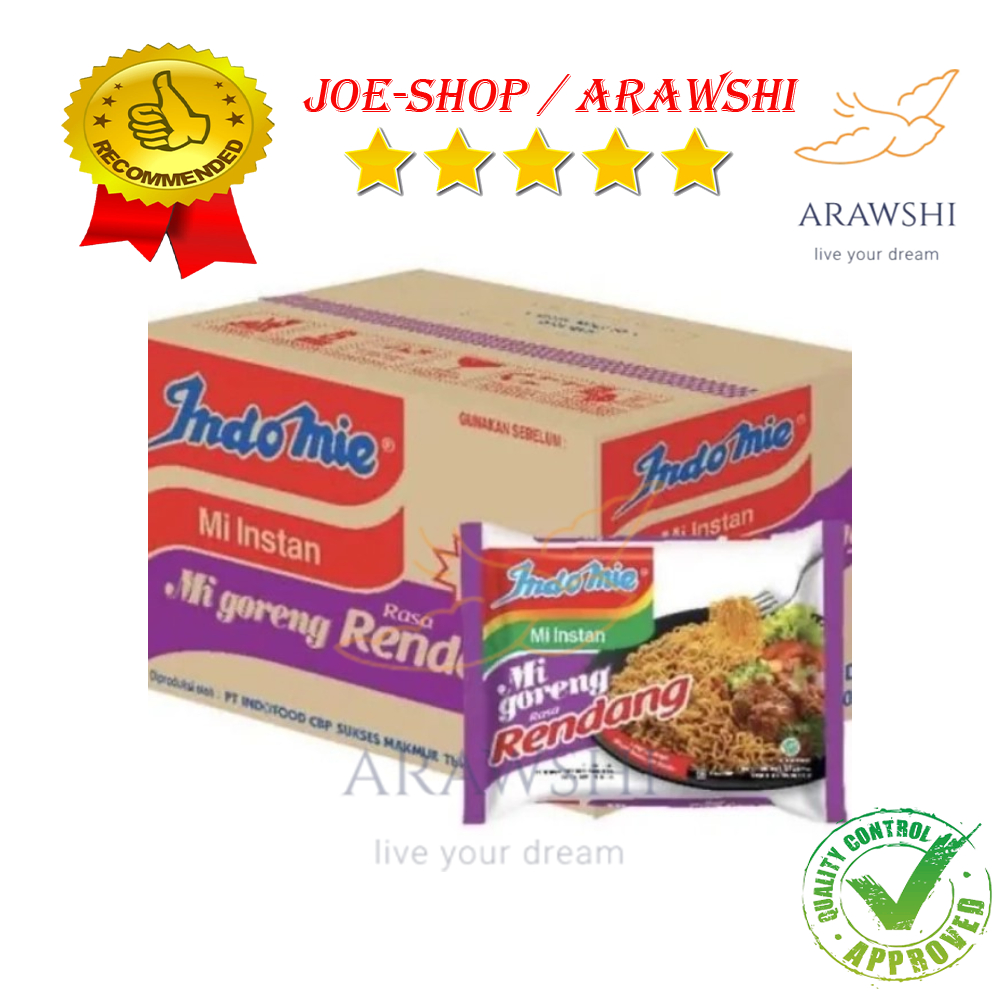 Jual INDOMIE MIE GORENG RENDANG BOX DUS | Shopee Indonesia