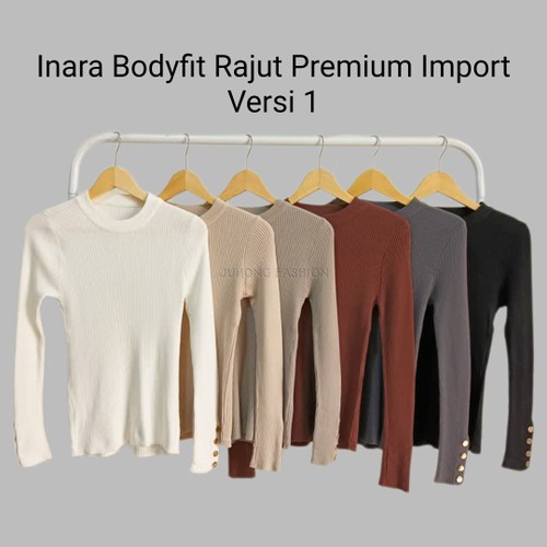 Jual Innara Blouse korea Knitwear Inner Rajut Wol Import Korean Style ...