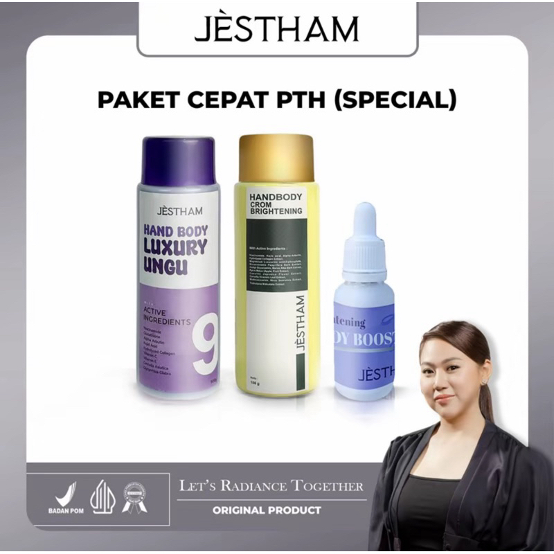 Jual JOS - JESTHAM Paket Cepat PTH (HbUngu+HbKuning+SerumBody) | Shopee ...