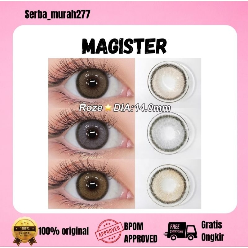 Jual [BACA DESKRIPSI] MAGISTER 1 Pasang Color Contact Lensa Normal ...