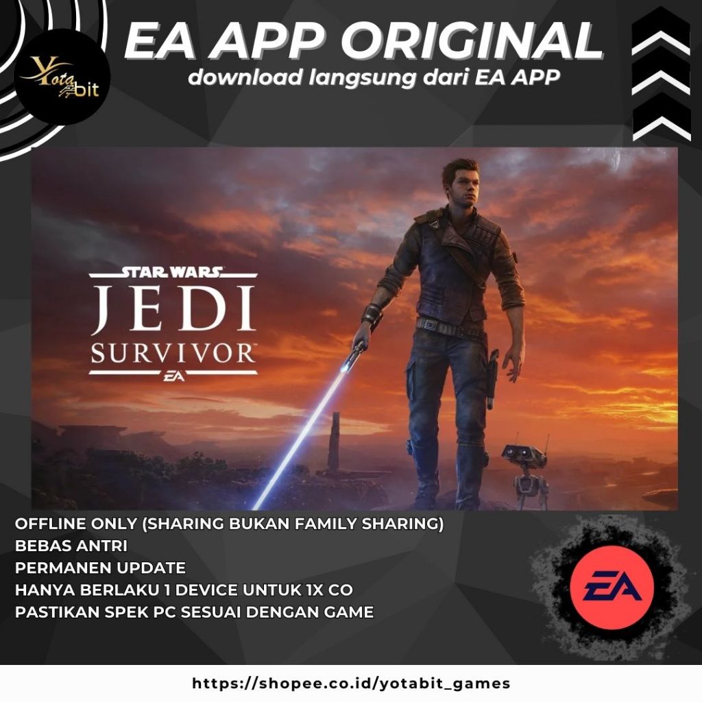 Jual Star Wars Jedi: Survivor PC Sharing Original Offline | Shopee ...