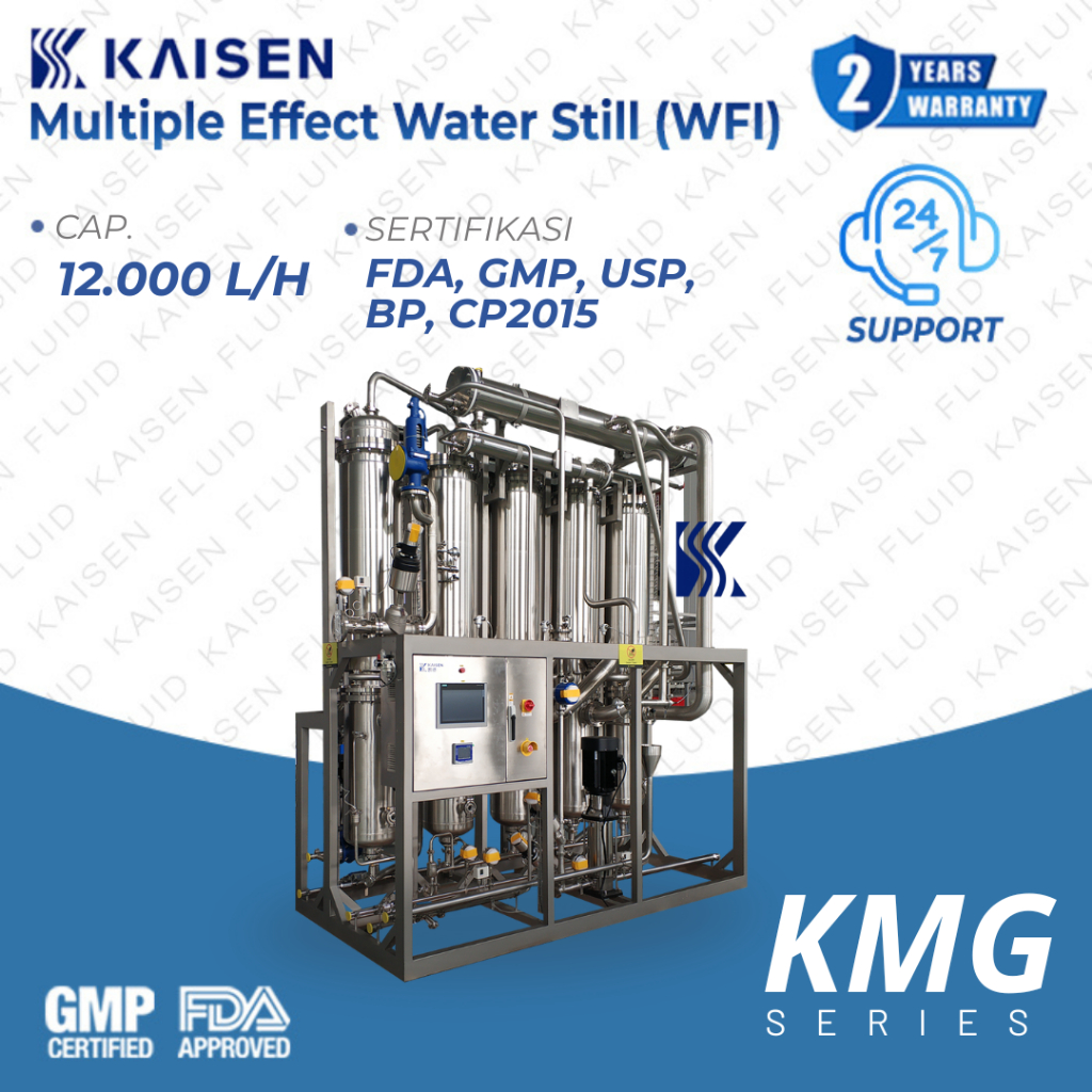 Jual KAISEN Multiple Effect Water Still 12.000L/H – Sistem Air Injeksi ...