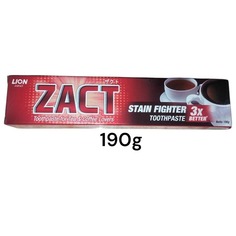 Jual zact pasta gigi stain fighter 190g | Shopee Indonesia