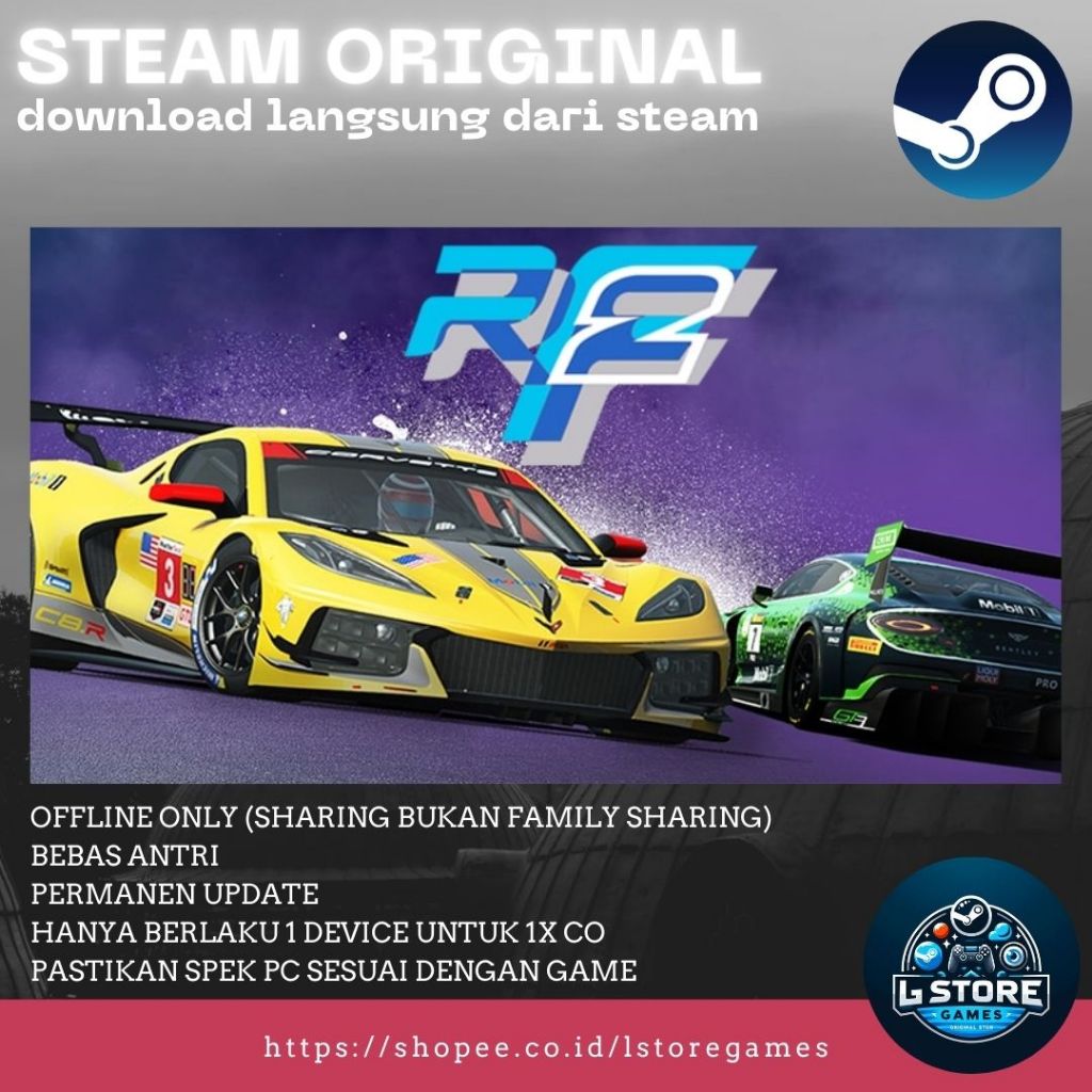 Jual rFactor 2 PC Sharing Original Offline | Shopee Indonesia
