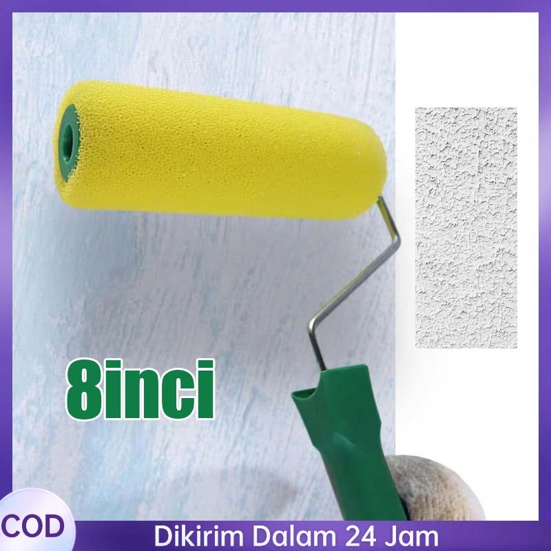 Jual Roll Cat Tekstur Motif Kamprot Roll 8 Inch Termurah Texture Roller ...