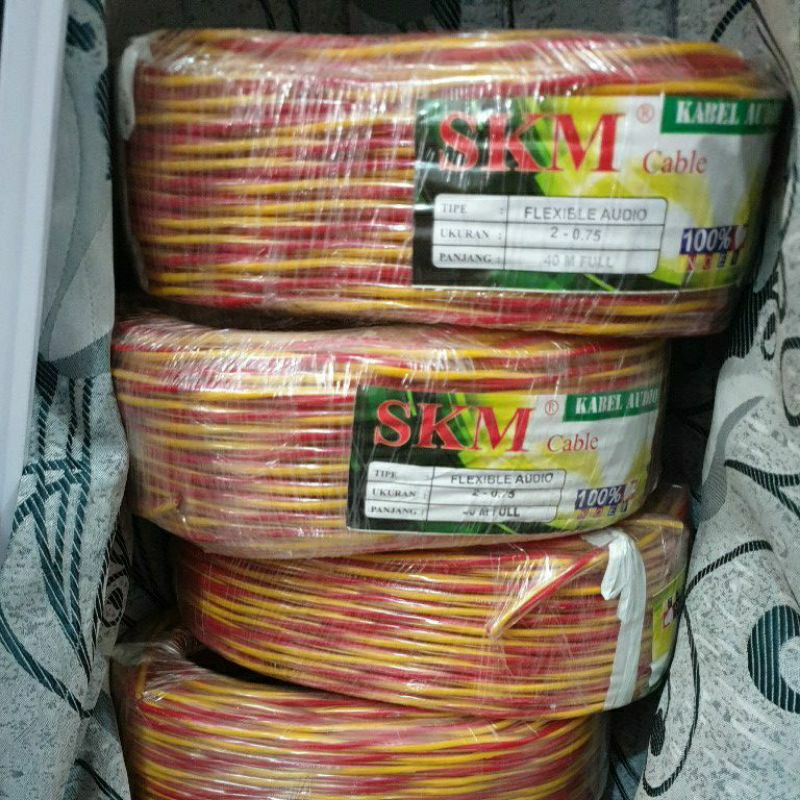 Jual Kabel HYo transparan 2x0.75 harga per roll 40meter FULL ada ...
