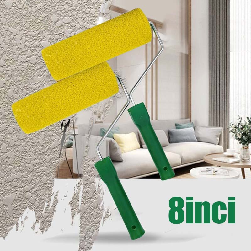 Jual 20cm roll kuas cat dinding Kuas Roll Cat Tekstur rol cat tembok ...