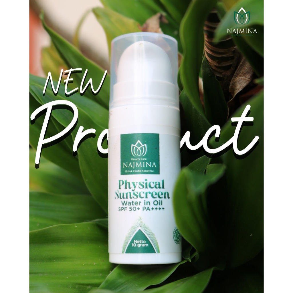 Jual Physical Sunscreen Water in Oil SPF 50+ PA+++ | By Najmina ...