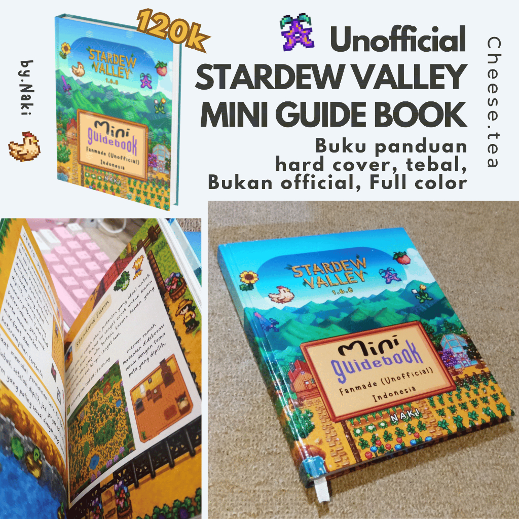 Jual PO Stardew valley mini guide book Unofficial, fanmade | Buku ...