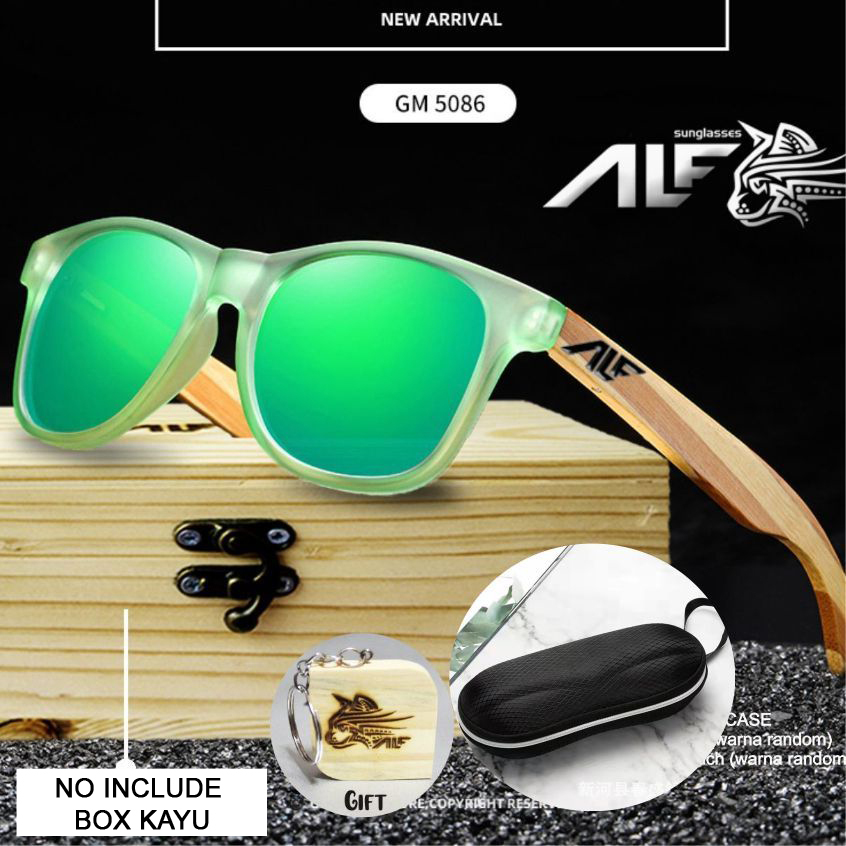 Jual PROMO | Kacamata Hitam Polarized ALF Kayu Elegant Anti Mainstream ...