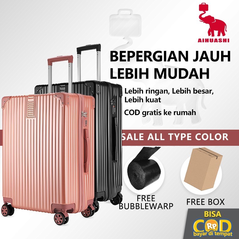 Jual AIHUASHI Koper modis Bagasi dan Kabin Model Terbaru Trendi koper ...