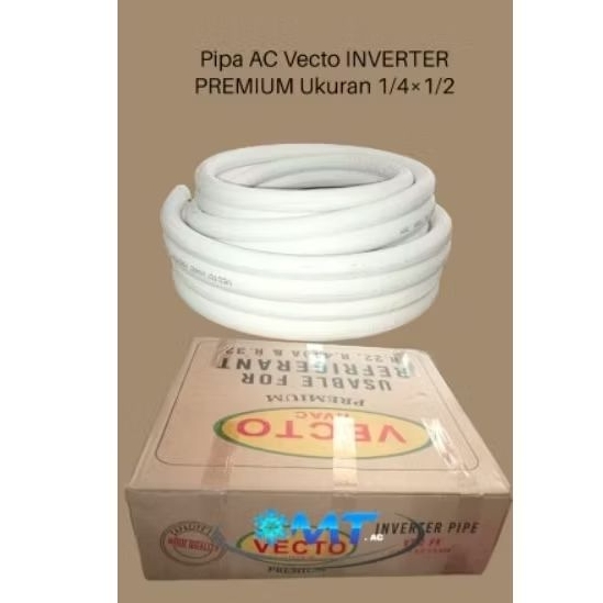 Jual Pipa AC Merk Vecto Inverter Premium Ukuran 1/4×3/8 ,1/4×1/2 R32 ...