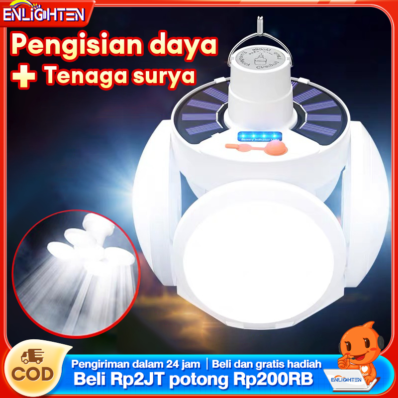 Jual Lampu tenaga surya Gantung Camping Lampu emergency tahan 24 jam Lampu Taman Outdoor 400W ...