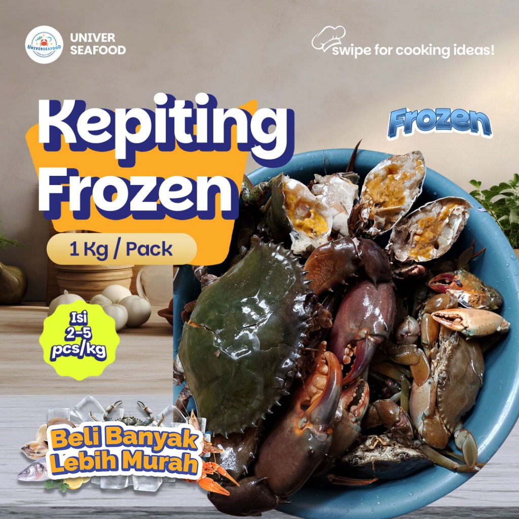 Jual Kepiting Mati Baru/Frozen All Size 1kg | Shopee Indonesia