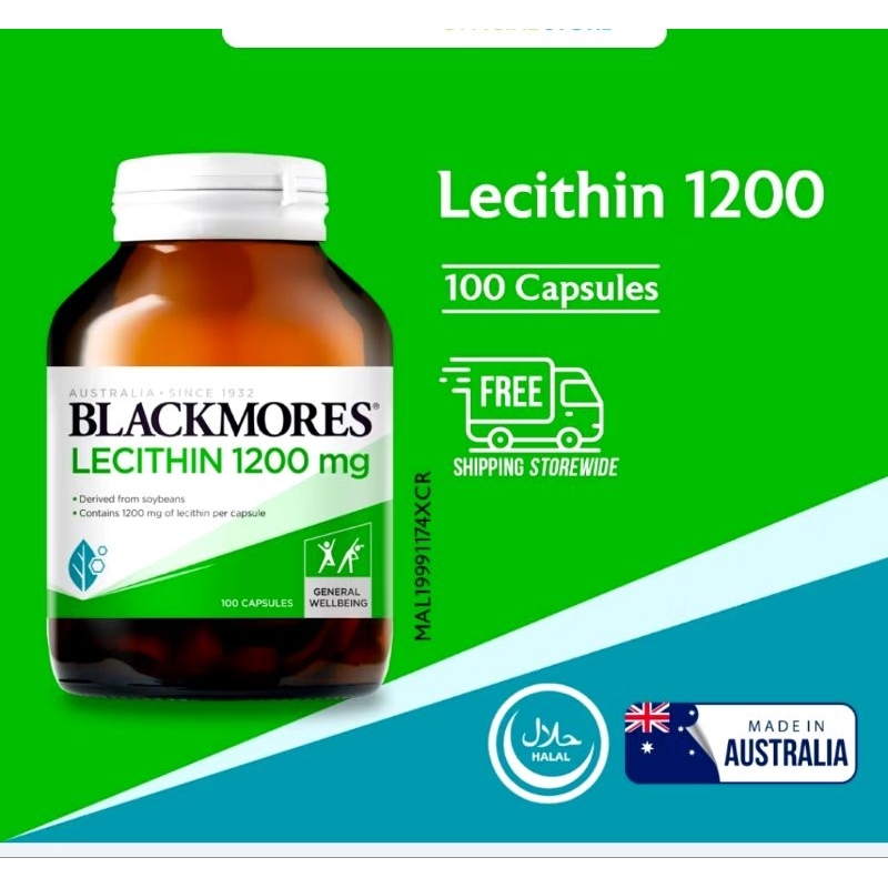 Jual Blackmores Lecithin 1200mg Halal Australia | Shopee Indonesia
