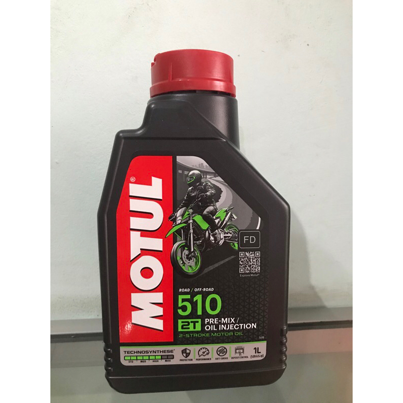 Jual MOTUL 510 2T 1,0 Liter (2 STROKE MOTOR OIL) | Shopee Indonesia