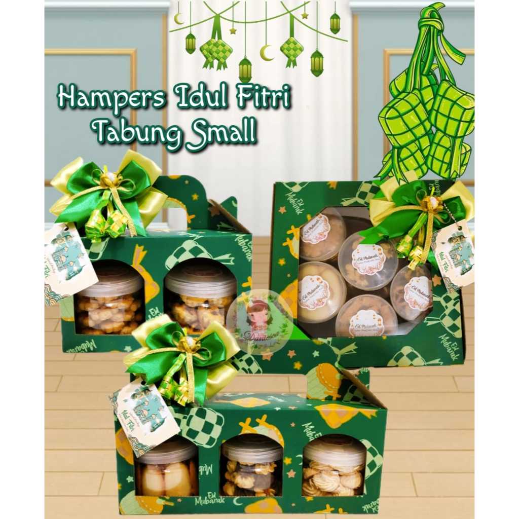 Jual .IF16 - Parsel hampers kue kering lebaran idul Fitri isi 3 tabung kue kering ( ds bgr ...