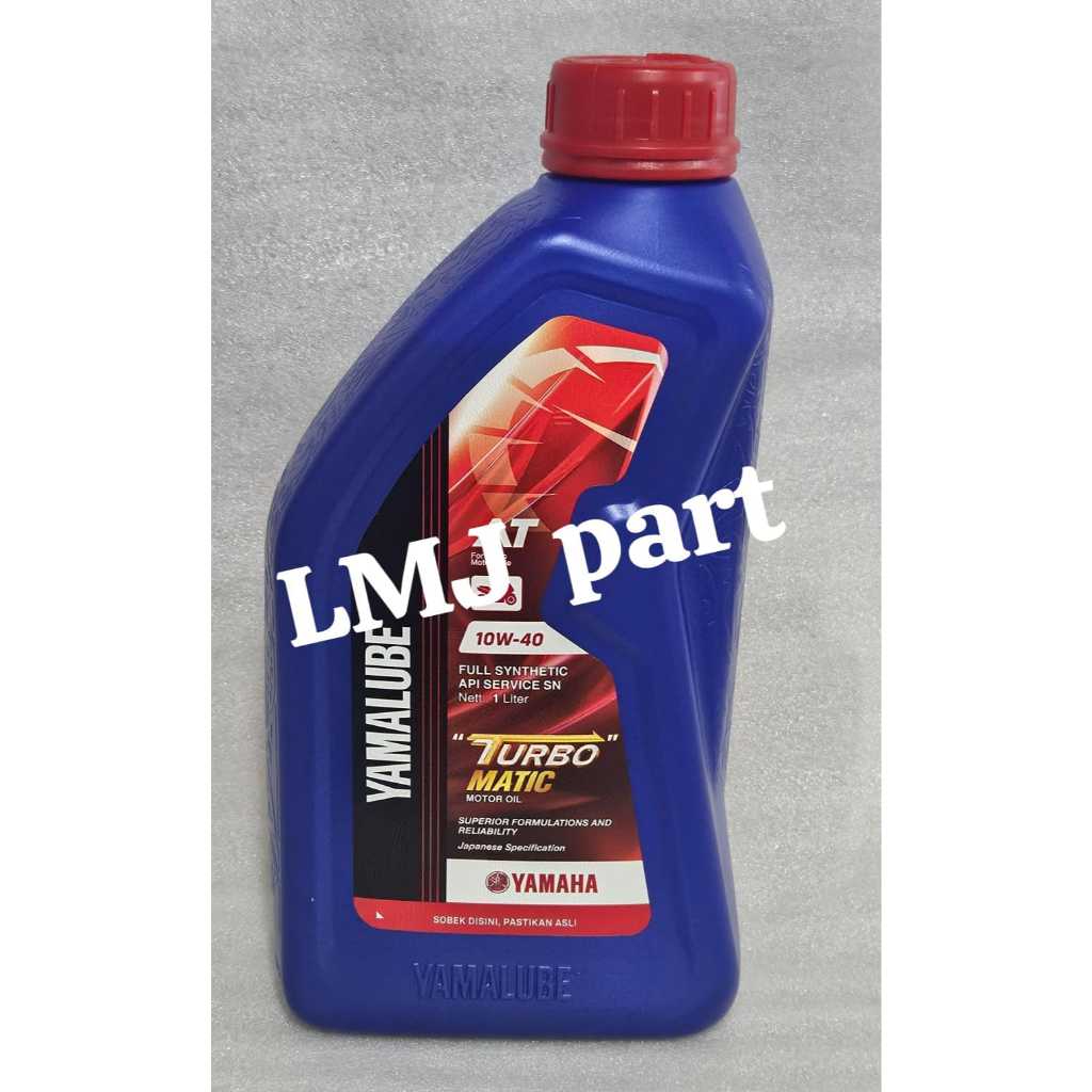 Jual OLI YAMALUBE TURBO MATIC 10W-40 1000ML 1LT NMAX AEROX TURBO NEO ALPHA | Shopee Indonesia