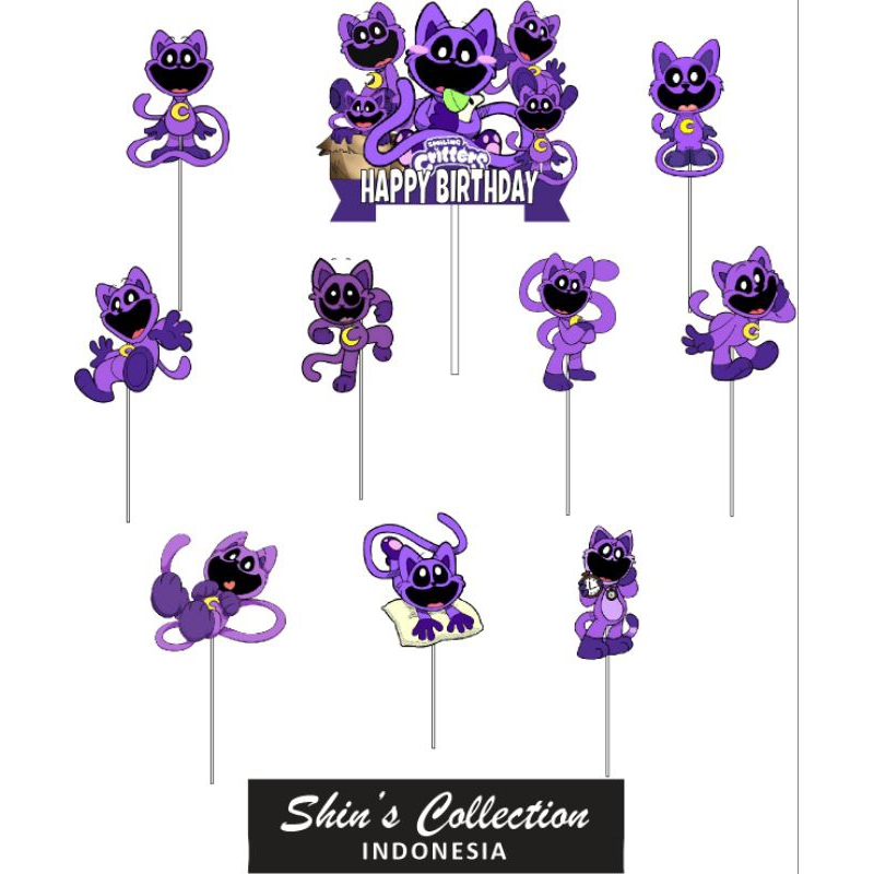 Jual cake topper catnap solo | Shopee Indonesia