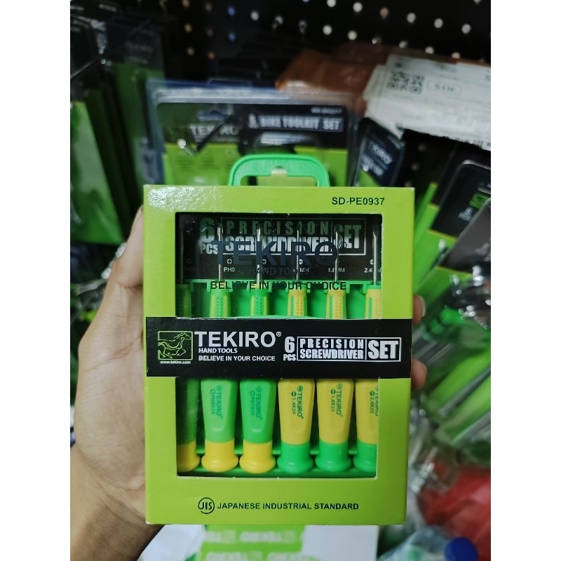 Jual Tekiro obeng presisi set 6 pcs / obeng set 6 pcs | Shopee Indonesia