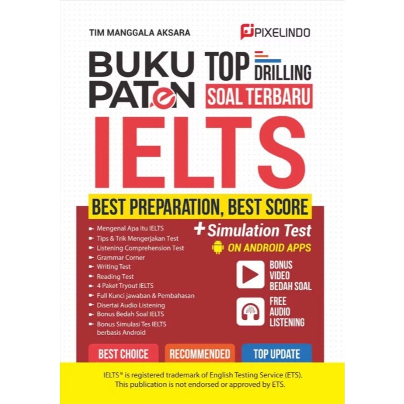 Jual Gramedia Medan - Buku Paten Top Drilling Soal Terbaru IELTS | Shopee Indonesia