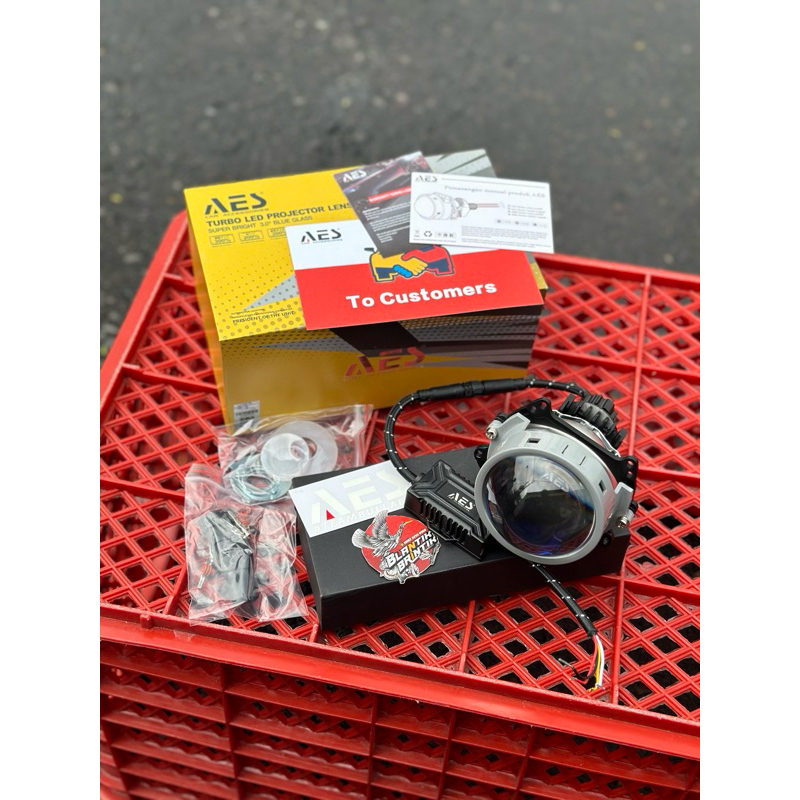 Jual Biled AES GEN 2 L 3 inch 55 Watt Cut Off FLAT Original AES BILED ...