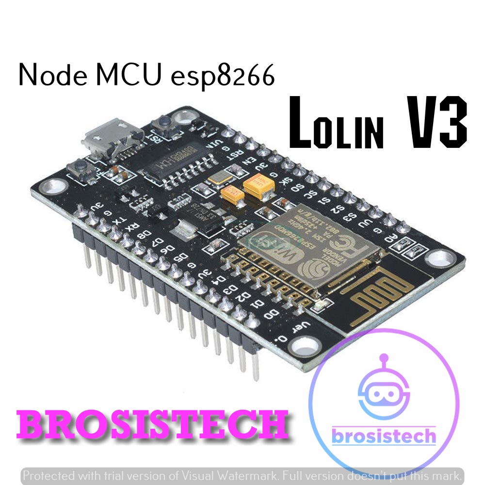 Jual NodeMCU V3 Lolin LUA WiFi CH340 ESP8266 | Shopee Indonesia