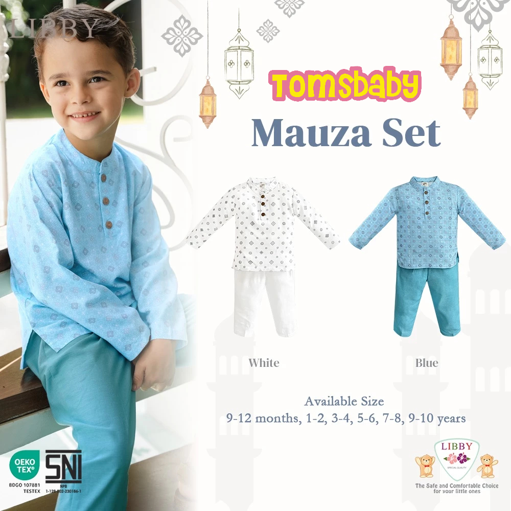 Jual [TOMS] [9bln-10thn] LIBBY (1stel) MAUZA SET | Stelan Koko Anak Laki Laki | Stelan Baju ...