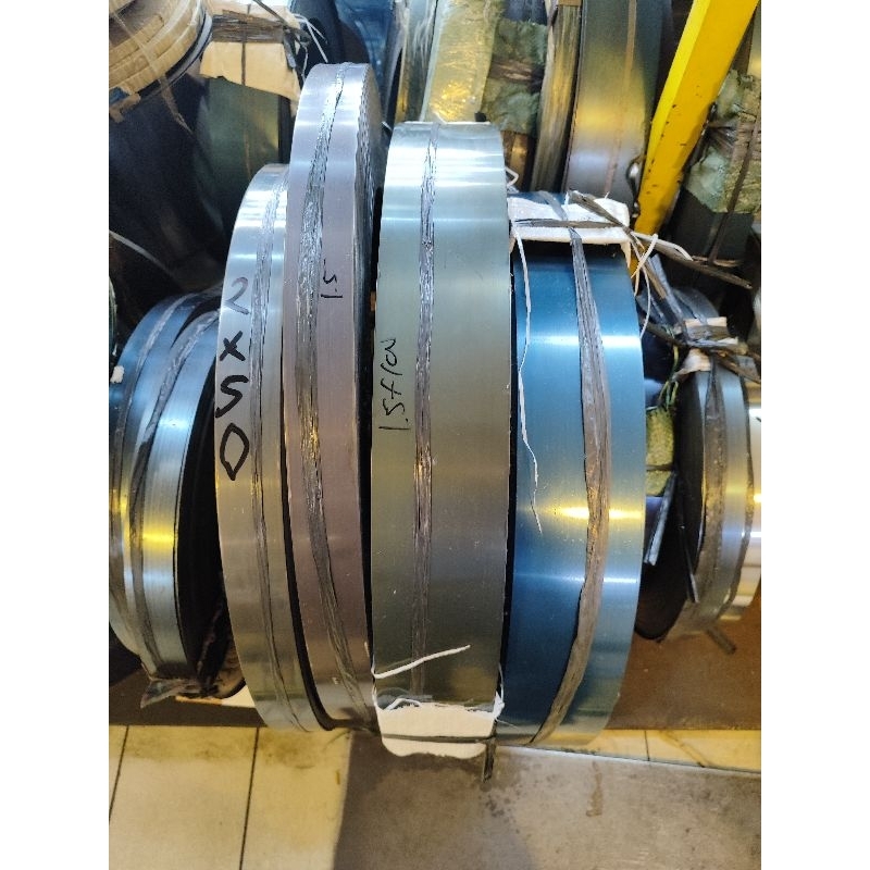 Jual plat spring baja sk5 0.5mm x 20mm x 1000mm | Shopee Indonesia