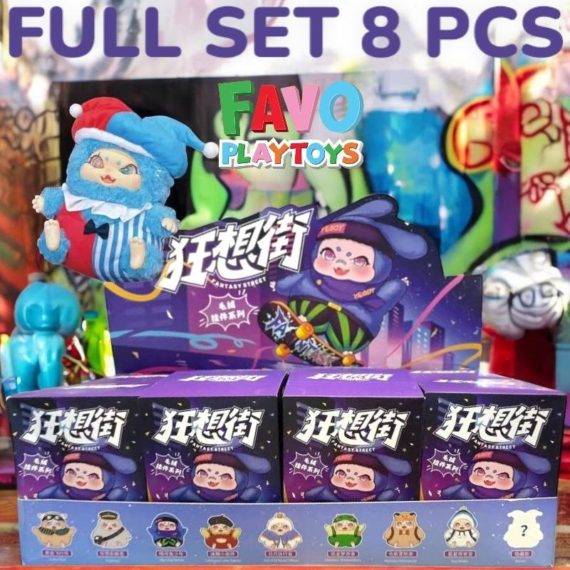 Jual BABY THREE Yeboy Fantasy Street Series - FULL SET 8 PCS Plush Doll ...