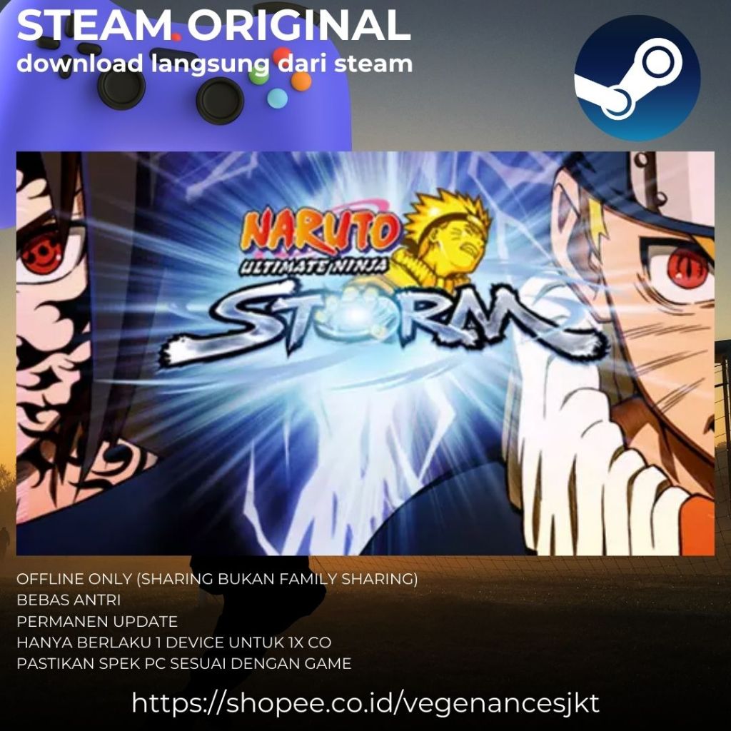Jual NARUTO: Ultimate Ninja STORM PC Game Sharing Original + Latest ...