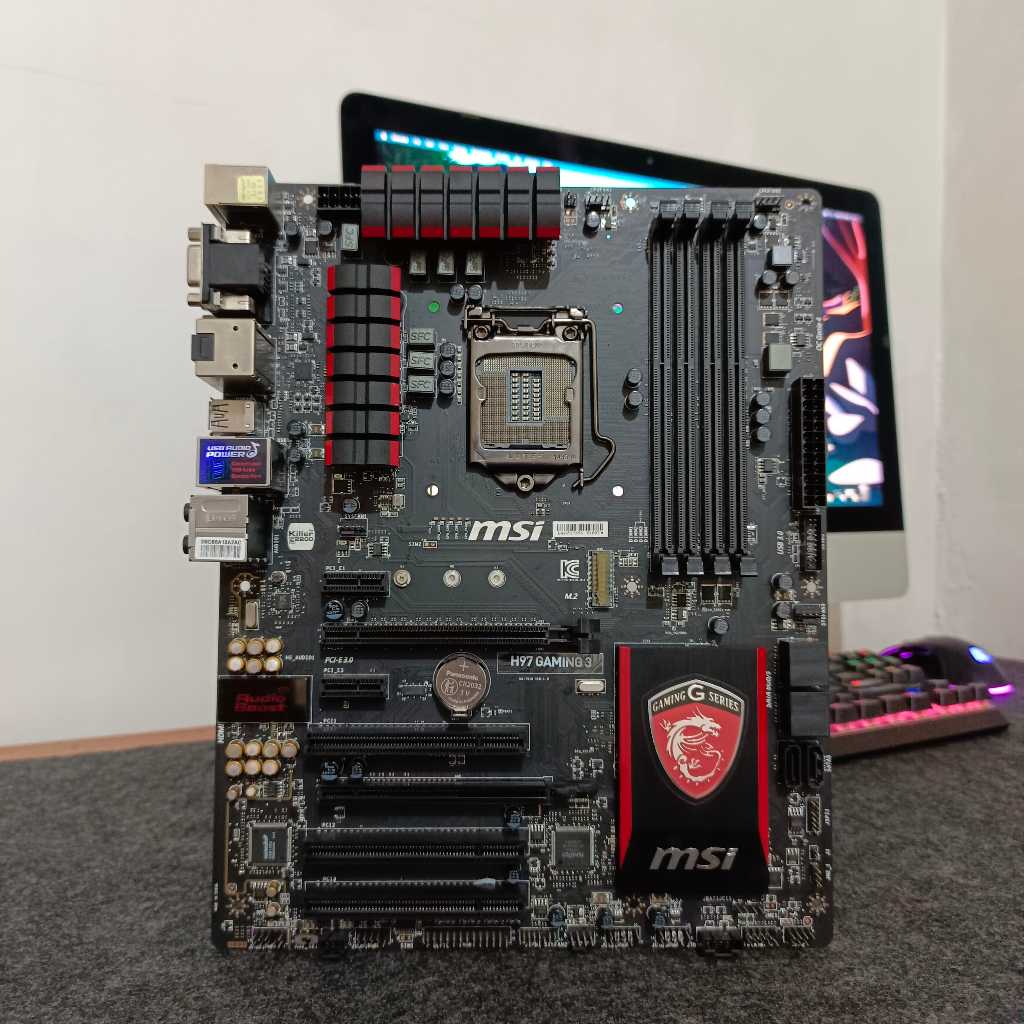 Jual MOTHERBOARD INTEL CHIPSET H97 LGA 1150 SUPPORT NVME MAX CPU I7 ...