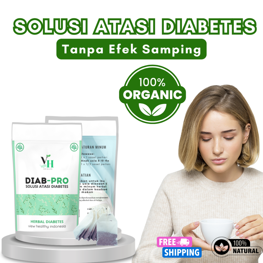 Jual obat diabetes herbal kering basah penurun gula darah kencing manis ...