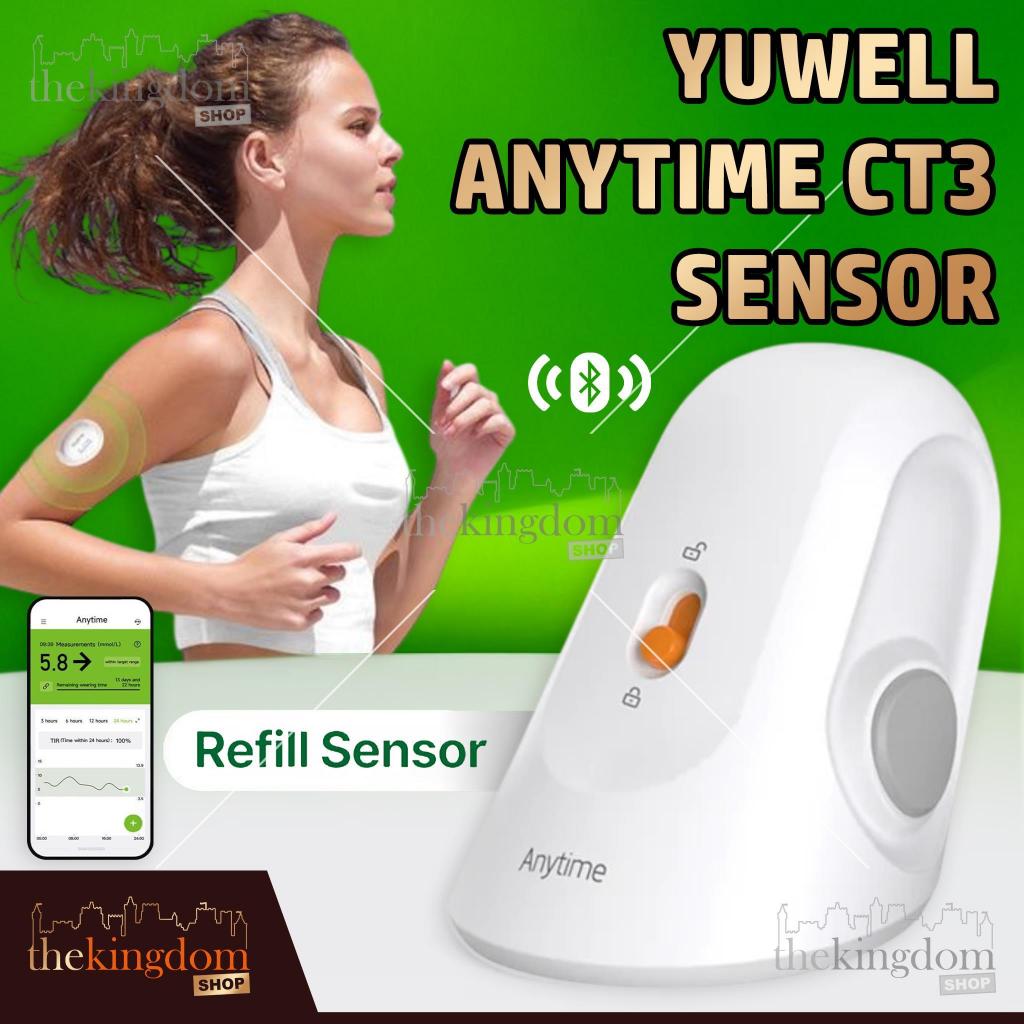 Jual Yuwell Anytime CT3 Sensor Refill Isi Ulang Continuous Glucose Monitoring System Alat Cek ...