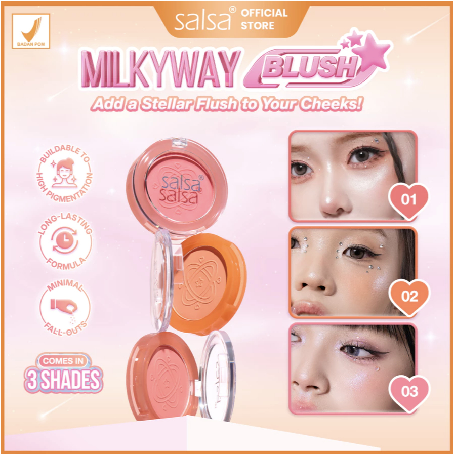 Jual Salsa Milky Way Blush - Blush On | Shopee Indonesia