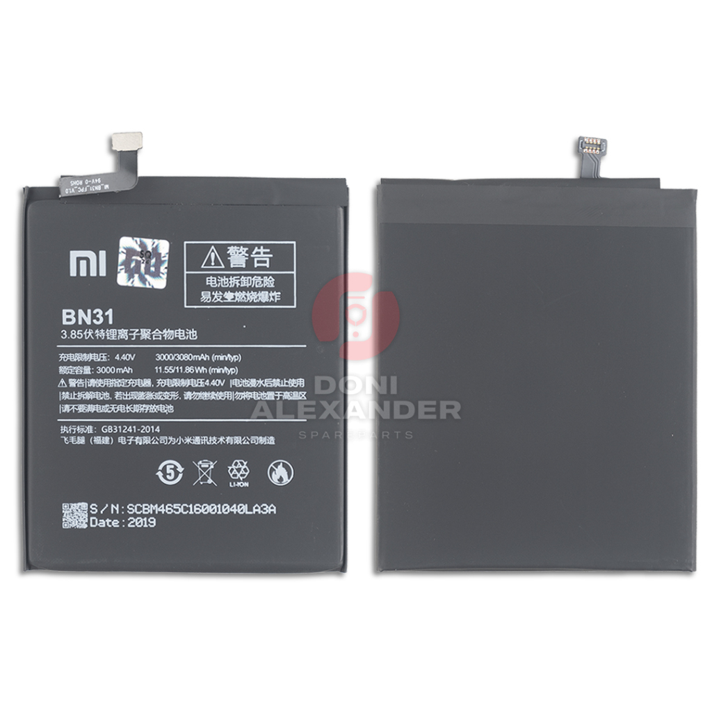 Jual BATERAI BATRE XIAOMI MI5X MIA1 - REDMI NOTE 5A - REDMI S2 BN31 ...
