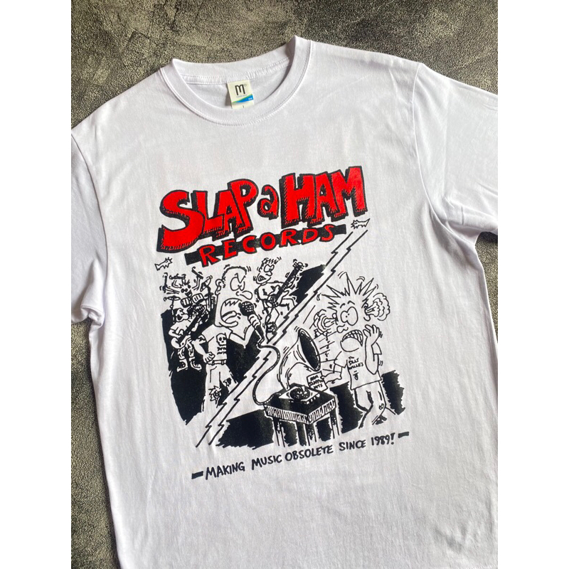 Jual TSHIRT / BAJU SLAP A HAM RECORD KAOS BAND POWERVILANCE BAJU BAND ...