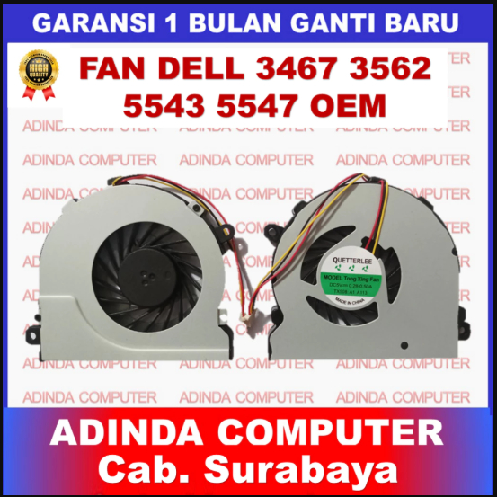 Jual Fan Dell 14-3467 15-3567 15-3568 15-3576 15-3578 15-5441 15-5442 ...