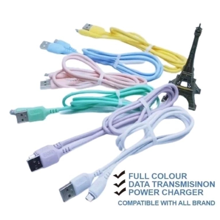 Jual Kabel Data tipe Micro / V8 (2.4A) Fast Charging 1 meter | Shopee ...