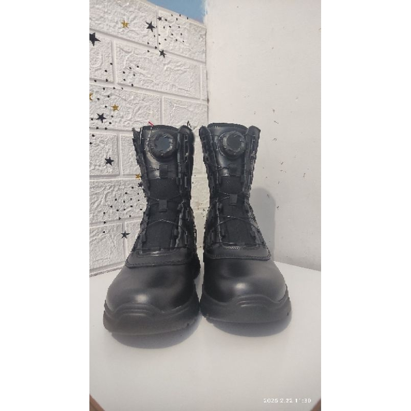 Jual Sepatu PDL Hitam jatah polri tali putar parabelum battle X's ...
