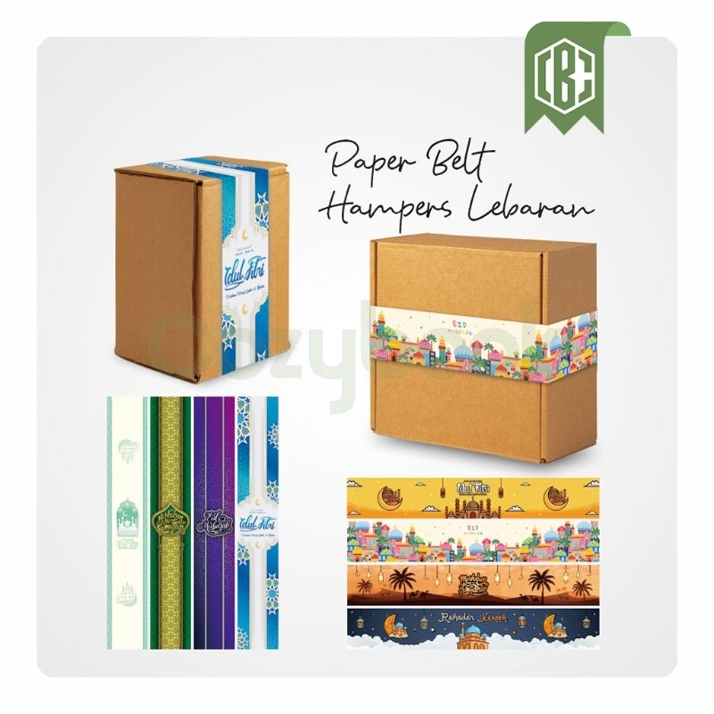 Jual Paper Belt Kertas Sabuk Untuk Parcel Lebaran isi 10 PCS | Shopee ...