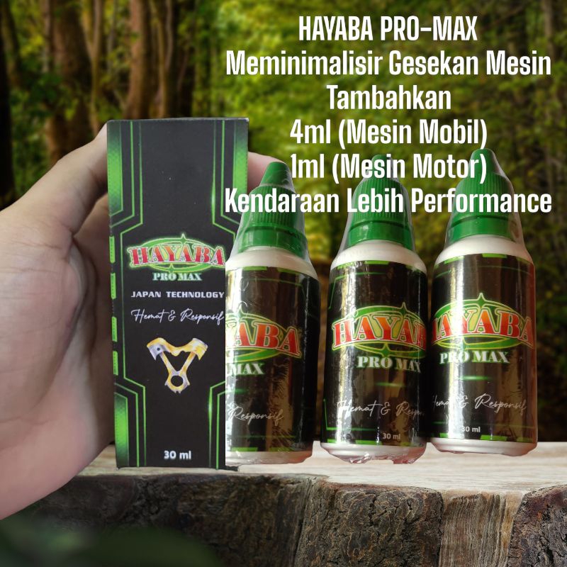 Jual HAYABA PRO-MAX PENGHEMAT BBM & ADITIV OLIE MESIN | Shopee Indonesia