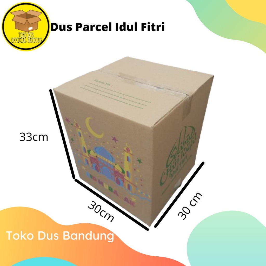 Jual Box Parcel 30x30x33 /Dus Lebaran/ Kardus Idul Fitri/Kardus Parcel ...