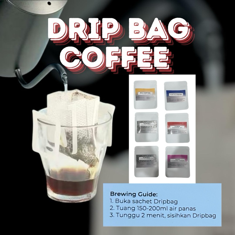 Jual Drip Bag Coffee Arabika - Robusta - Single Origin - House Blend ...