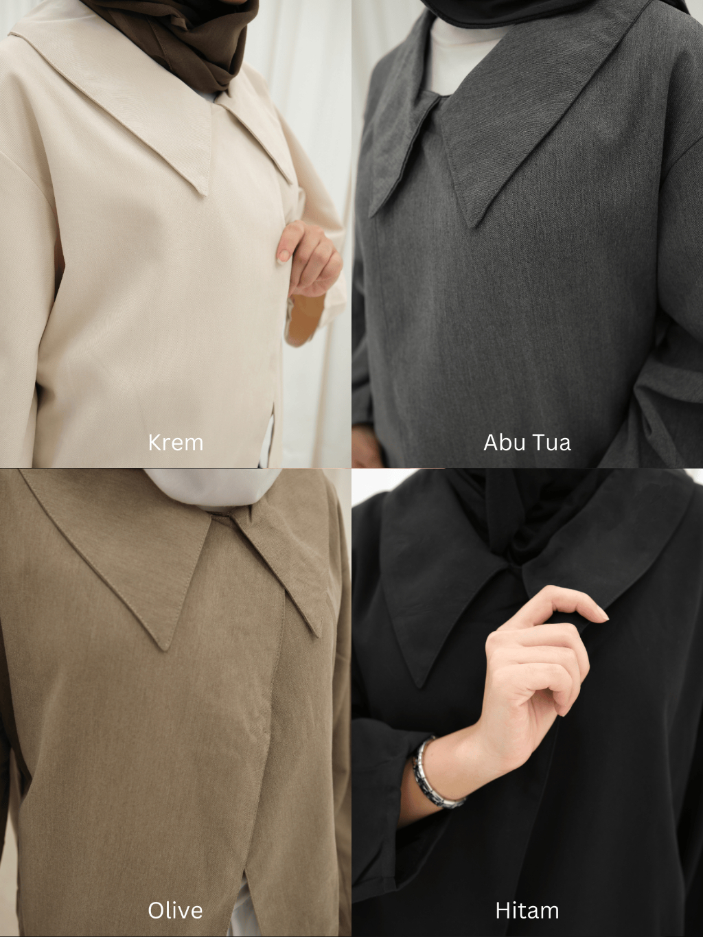 Jual SAIA Modest - Sofia Outer | Outer Polos Wanita | Atasan | Shopee ...