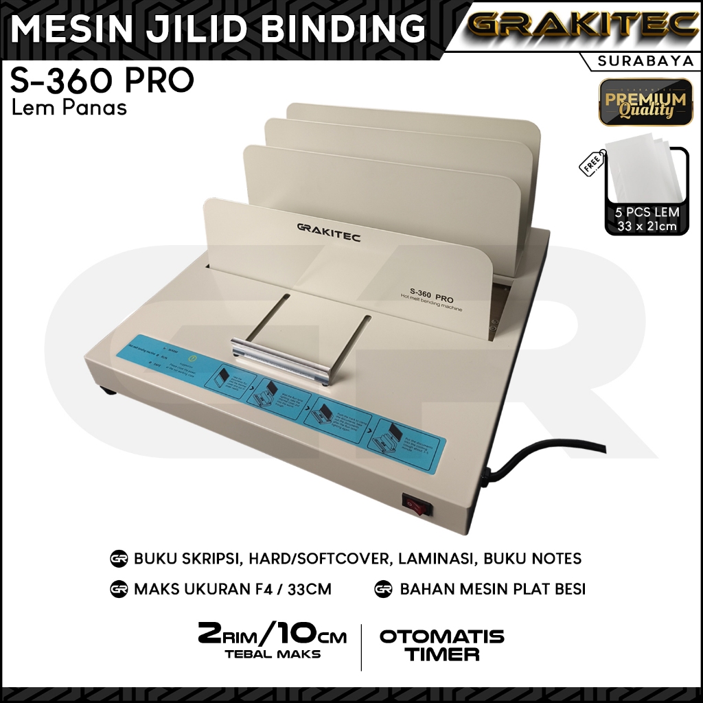 Jual Mesin Jilid Buku Bending F4 Lem Panas Bending Kualitas Premium ...