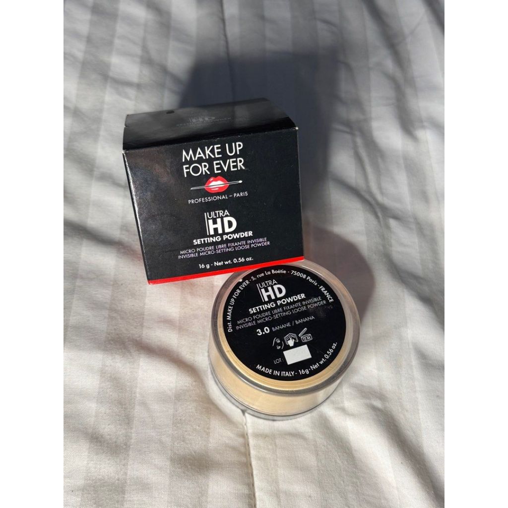 Jual make up for ever Ultra HD Setting Powder - shade banana preloved | Shopee Indonesia