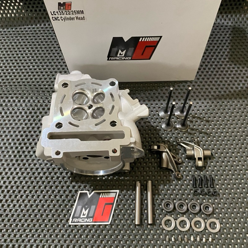 Jual super head cnc mx 22/25 head mx king vixion super head plus rra mg ...